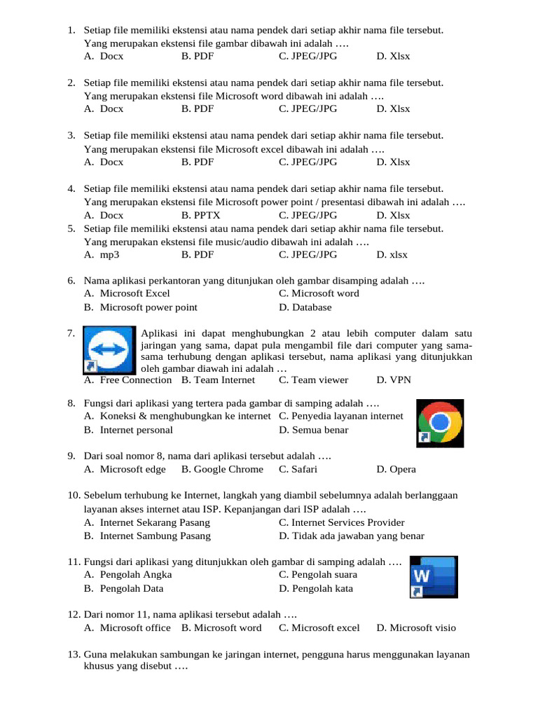 Soal To Ict SM 2025 | PDF