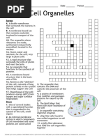 Cell and Cell Organelles - Word Search Puzzle | PDF | Cell (Biology ...
