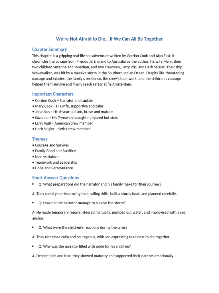 Survival at Sea: The Wavewalker Journey | PDF | Ships | Water Transport