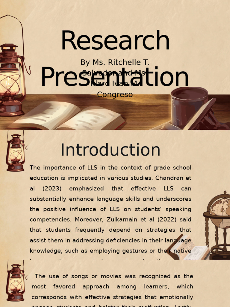 MAED Research Presentation | PDF | English As A Second Or Foreign ...