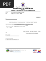 Compensatory Time-Off Application Form | PDF
