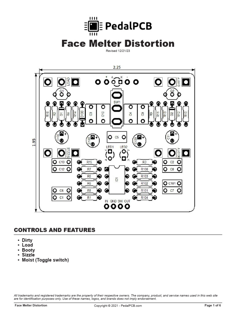Face Melter Distortion Schematic | PDF | Electrical Engineering ...