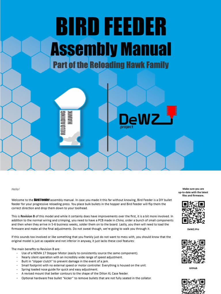 Bird Feeder Assembly Manual Rev B | PDF | Electrical Connector | Resistor
