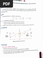 B Experiment 1 - Focal Length of Convex Lens | PDF | Optics | Applied ...