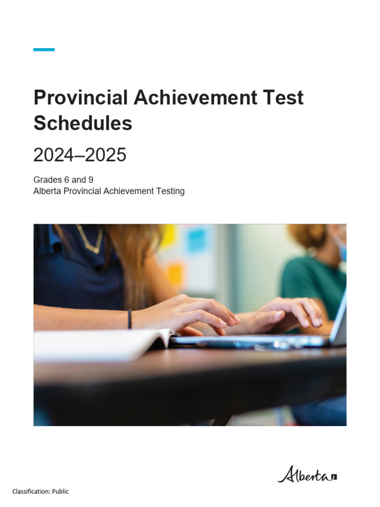 Ed Pat Administration Schedules | PDF | Alberta | English Studies