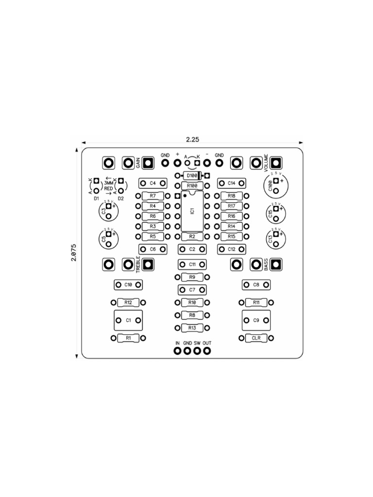 Splendiferous Overdrive - Schematic | PDF