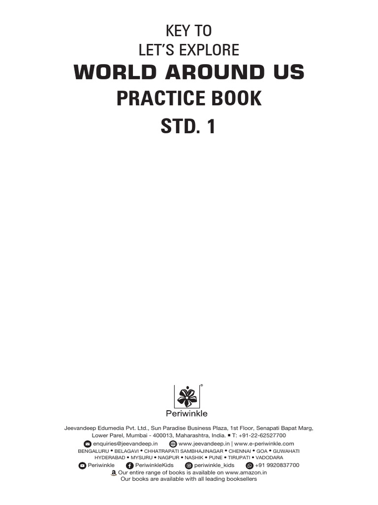 Key To Let's Explore World Around Us Practice Book - 1 | PDF | Foods ...