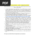 GE Course Guidelines for DU 2025-2026 | PDF | Bachelor's Degree ...