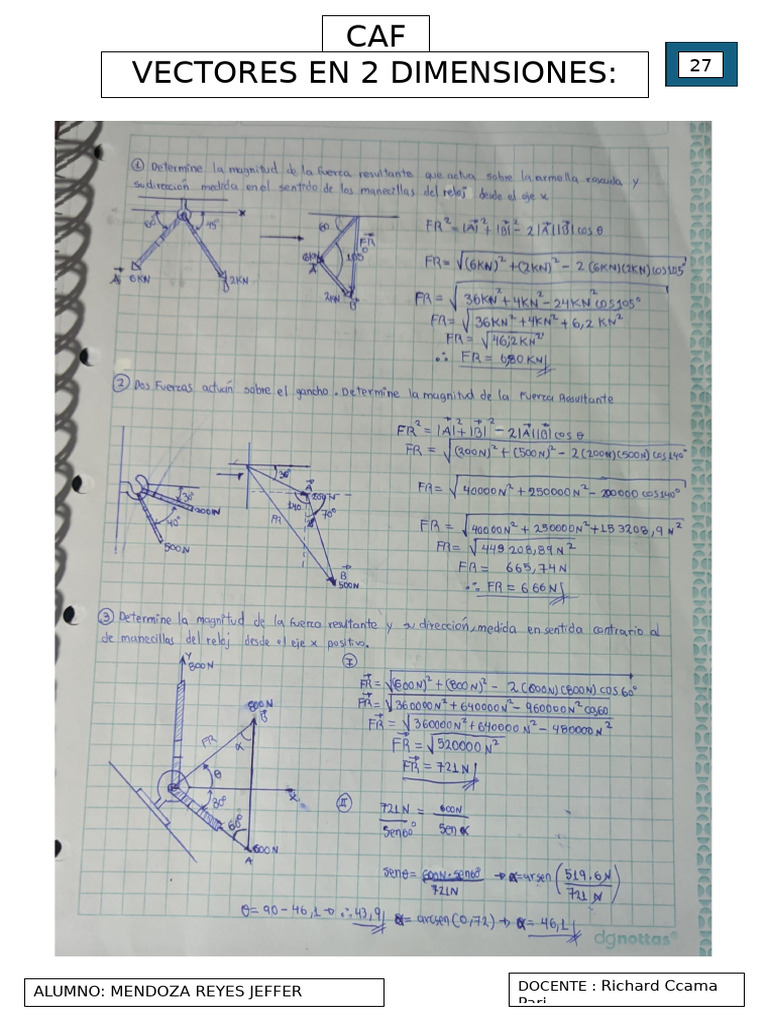 Ejercicios Del Libro Semana 2 Caf | PDF