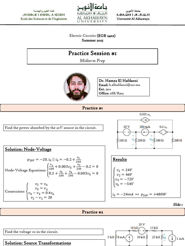 Practice Session #1 - Midterm Prep | PDF