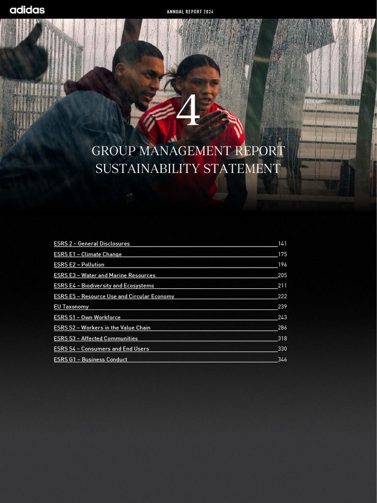 Sustainability Statement Adidas Ar24 | PDF | Internal Control ...