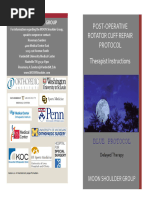 MOON Post-Operative Rotator Cuff Repair Immediate Therapy Protocol ...