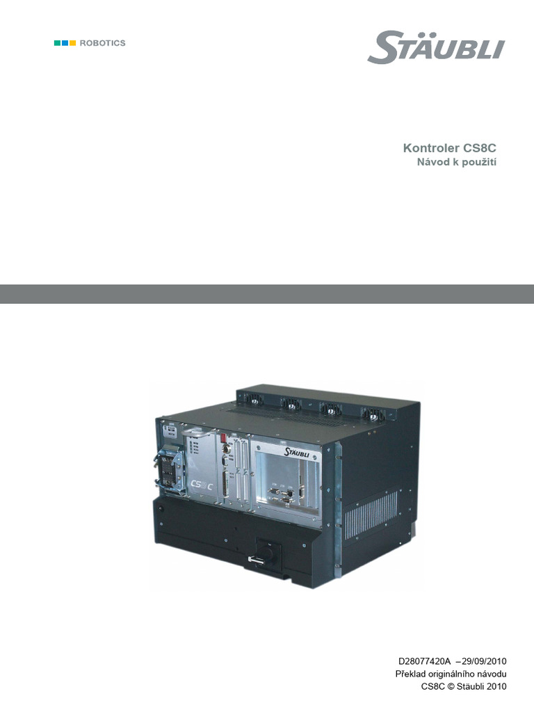 Staubli Manual | PDF