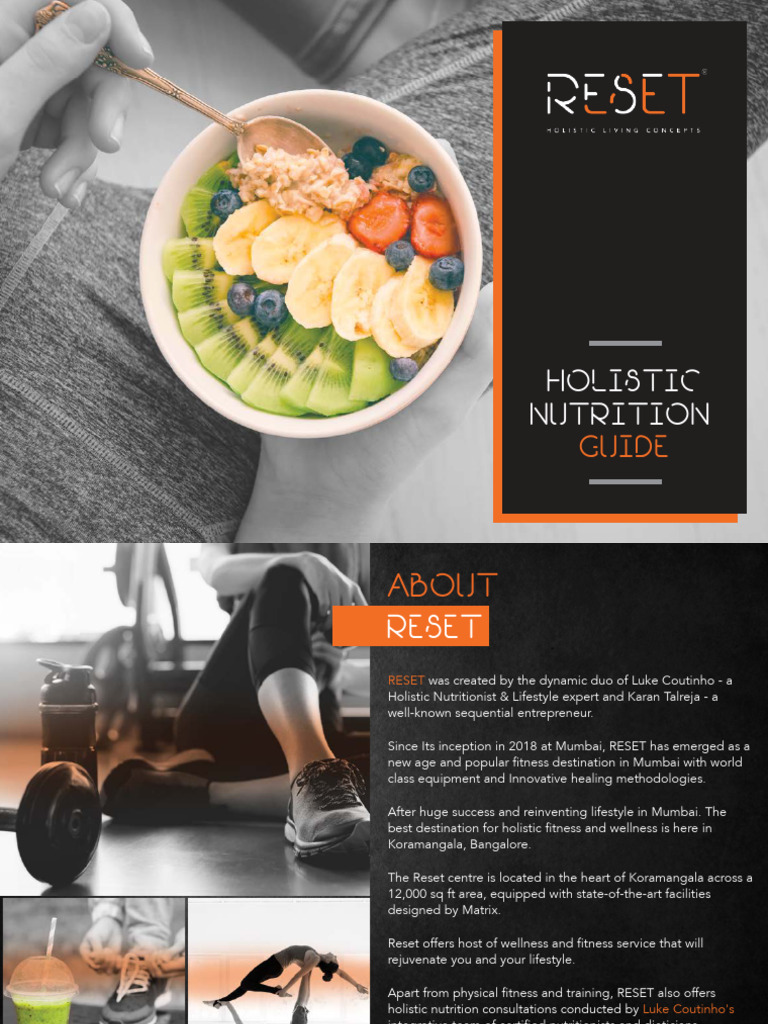 Holistic Nutrition at RESET Koramangala | PDF | Dietary Supplements ...