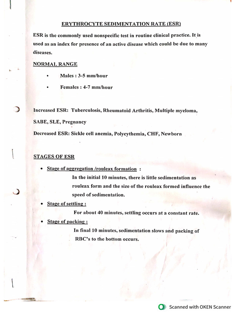 ESR | PDF