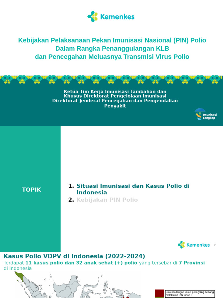 Paparan Lintor PIN Polio | PDF