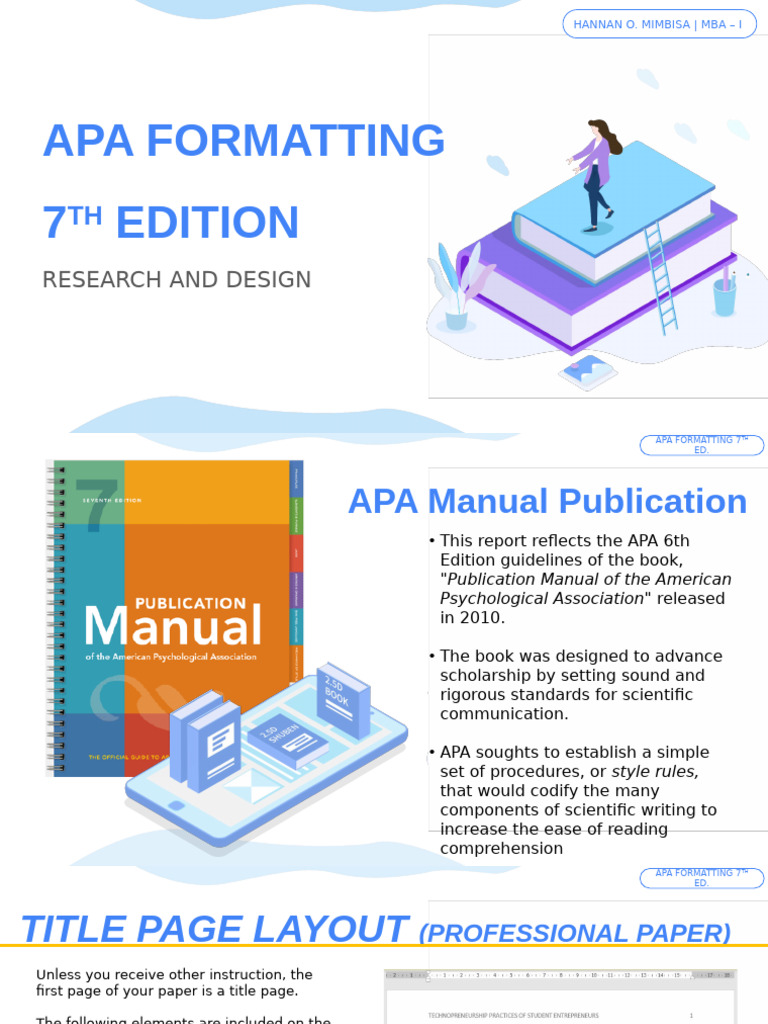 APA 7th Edition Formatting Guide | PDF | Apa Style