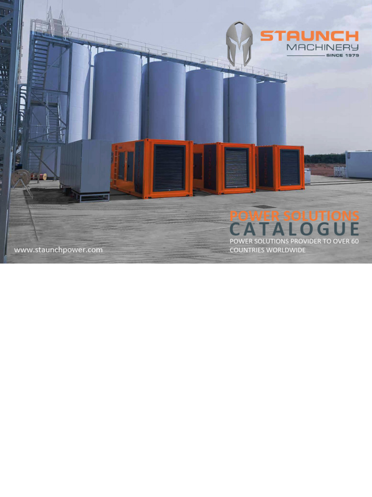 Staunch Power Catalog | PDF | Diesel Engine | Engines