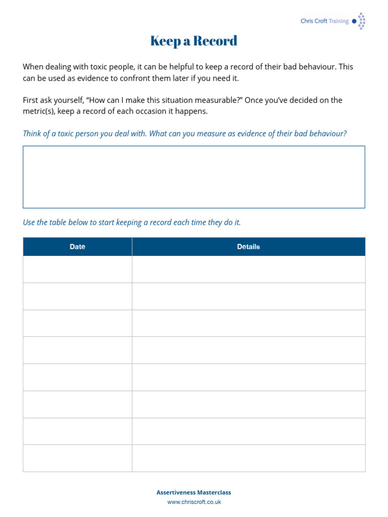 11 4+Keep+a+Record | PDF
