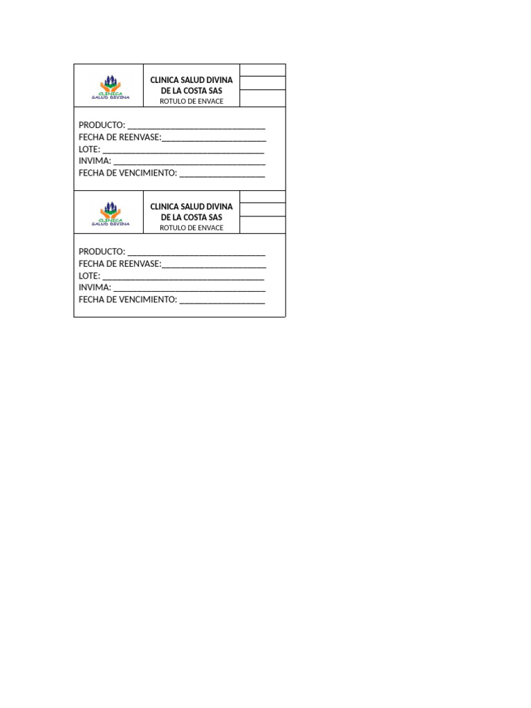 FT Rotulo de Envase. SD | PDF