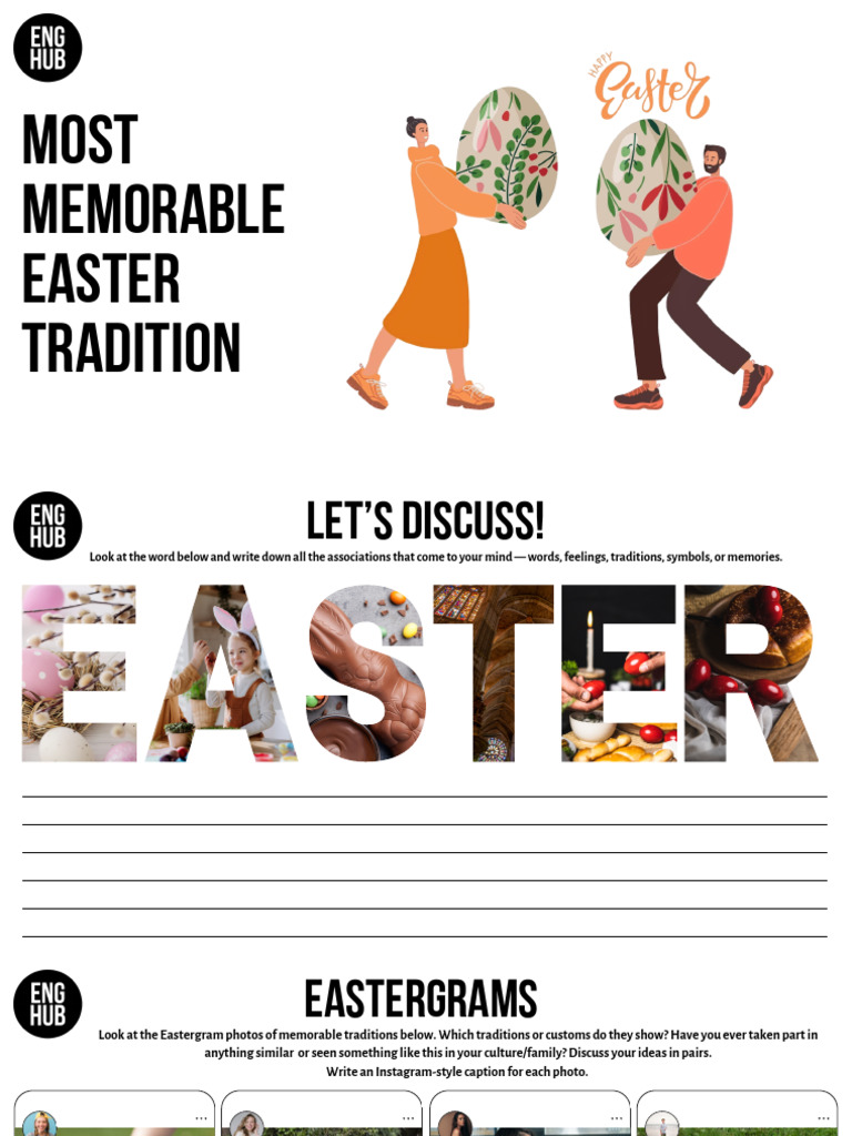 B2-C1 Most Memorable Easter Tradition SV | PDF | Easter | Storytelling