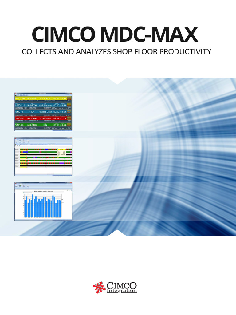 Cimco MDC Max Brochure en | PDF | Computer Network | Network Switch
