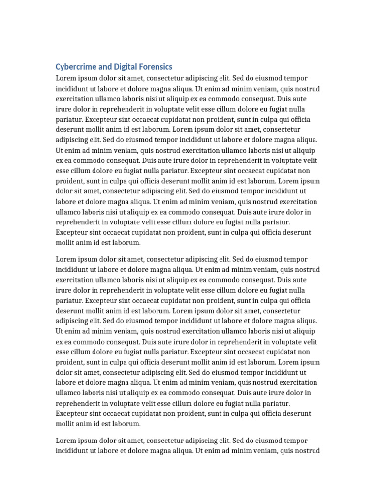 Cybercrime and Digital Forensics | PDF