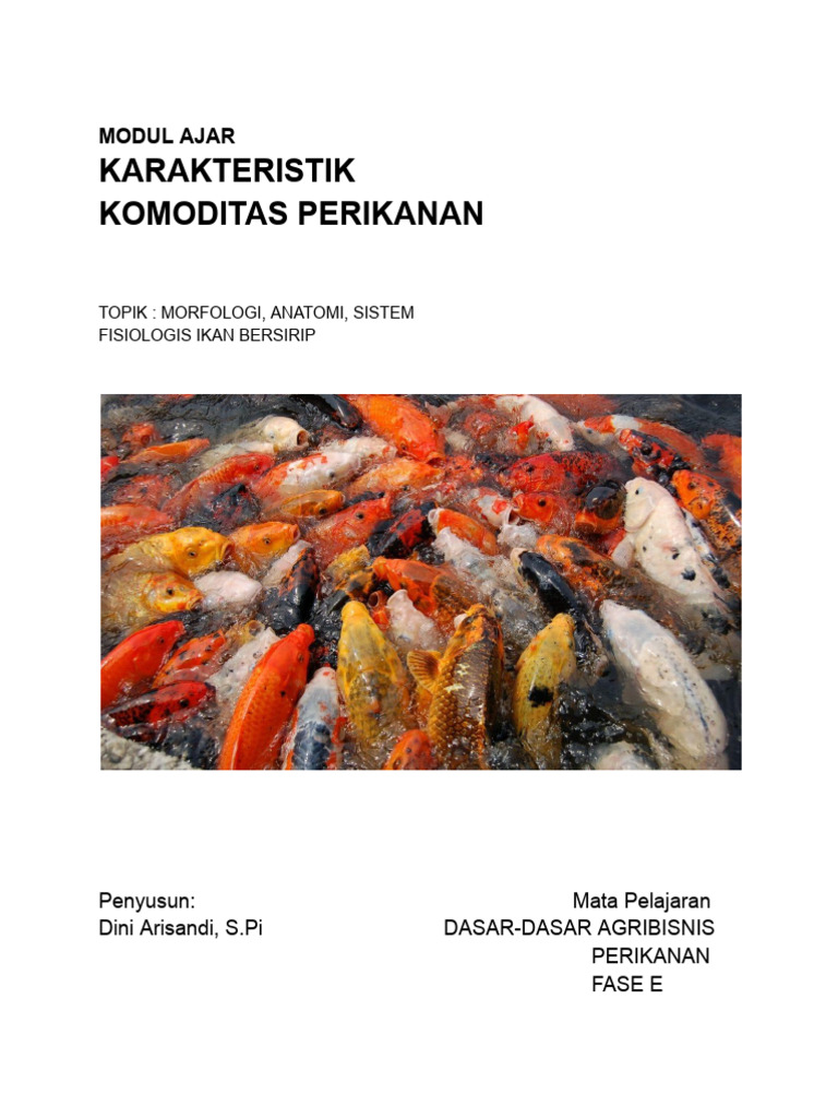 Modul Ajar Dasar Dasar Agribisnis Perikanan | PDF