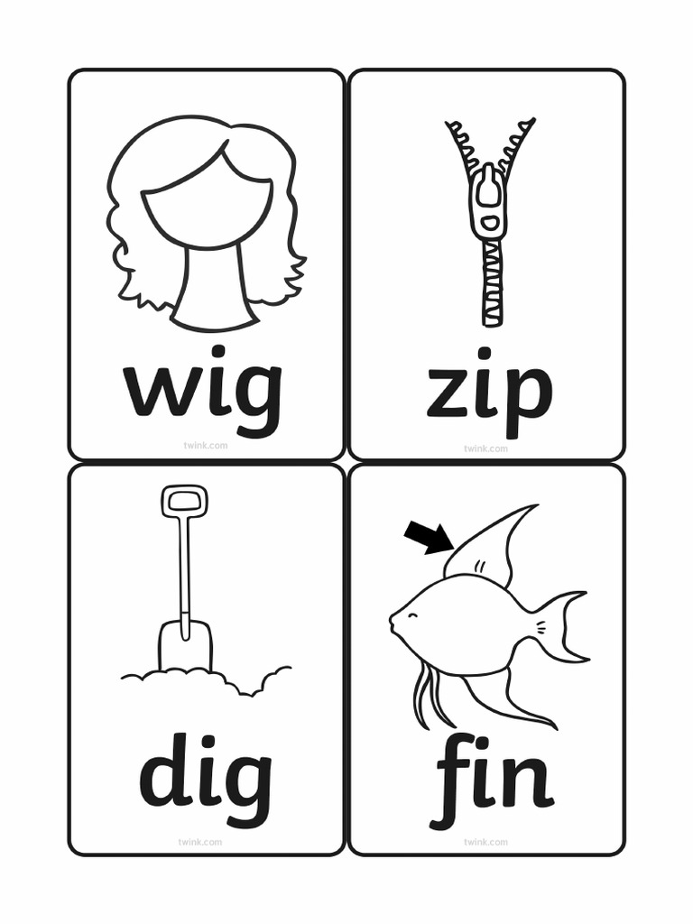 CVC Words Cards I | PDF