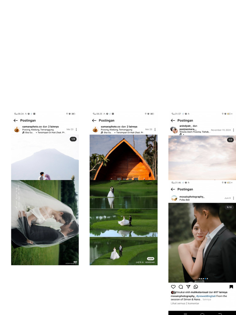 Inspirasi Moodboard Prewedding Outdoor | PDF