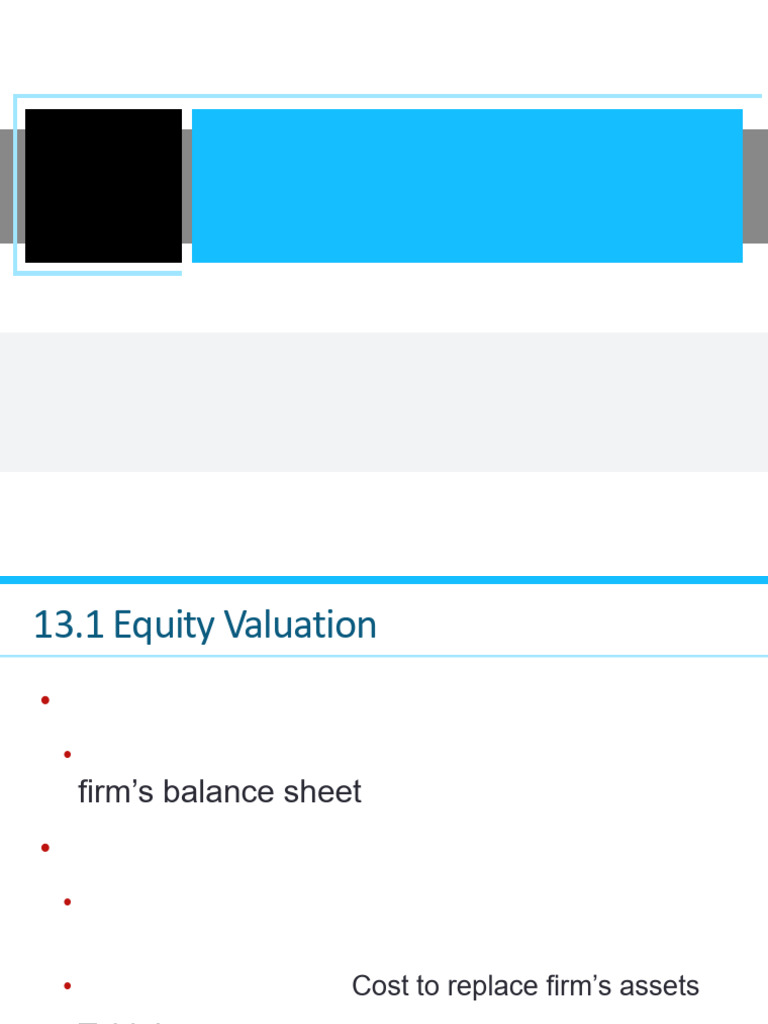 Equity Valuation Methods Explained | PDF | Valuation (Finance) | Free ...