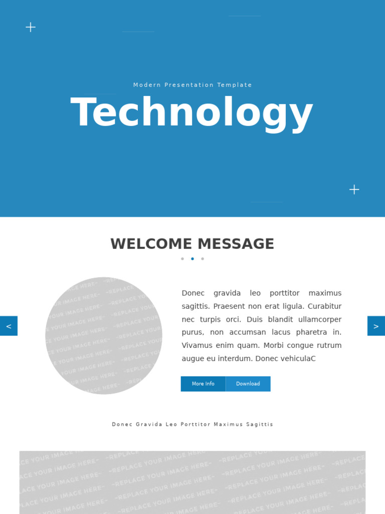Modern Presentation Template Guide | PDF | Mobile Computers | Consumer ...
