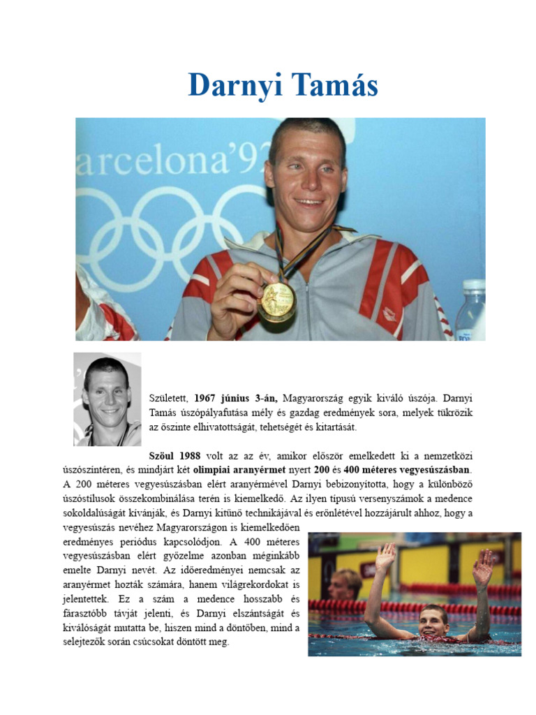 Darnyi Tamás | PDF