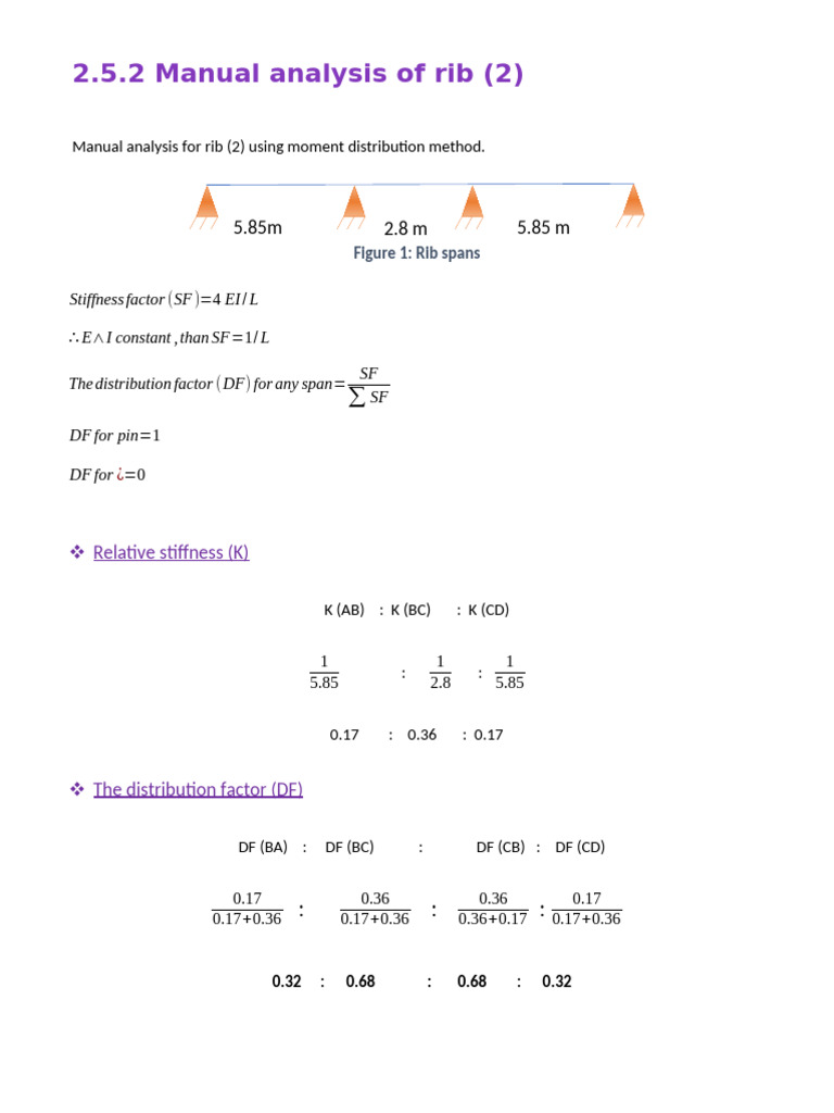 Task 3 Ribs Manual Analysis | PDF | Structural Analysis | Earthquake Engineering