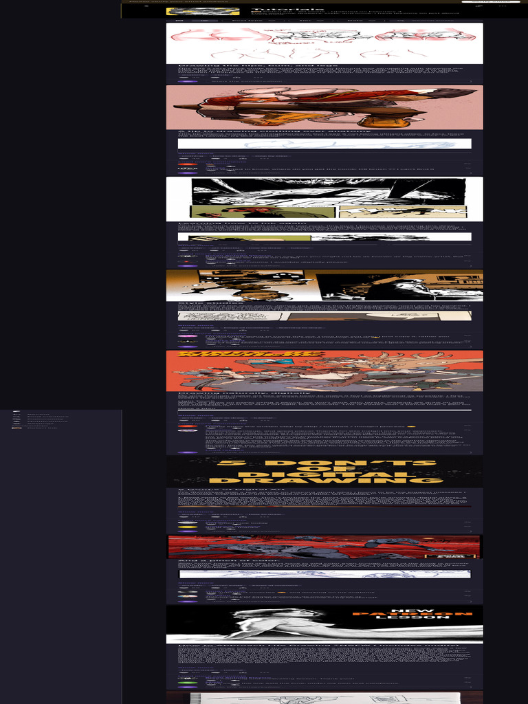 Tutorials Collection From Koteri Ink 50 Posts Patreon | PDF