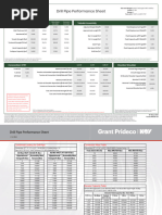 Xt39 Spec Sheet | PDF | Pipe (Fluid Conveyance) | Strength Of Materials
