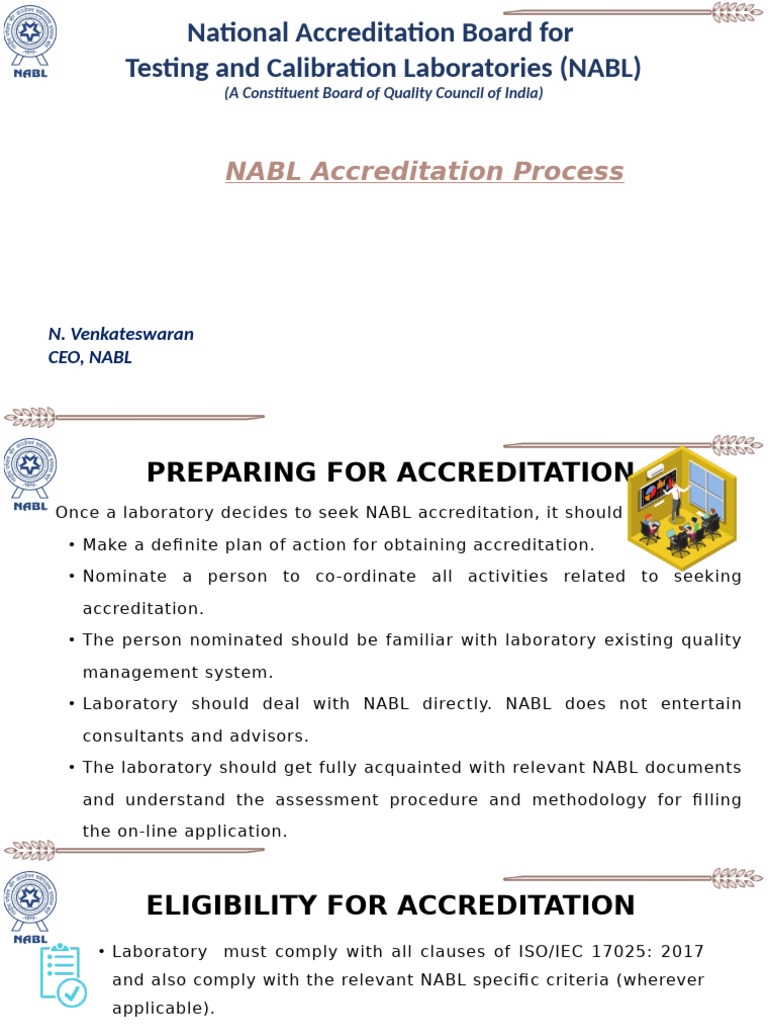 NABL Accreditation Process Guide | PDF | Quality Management