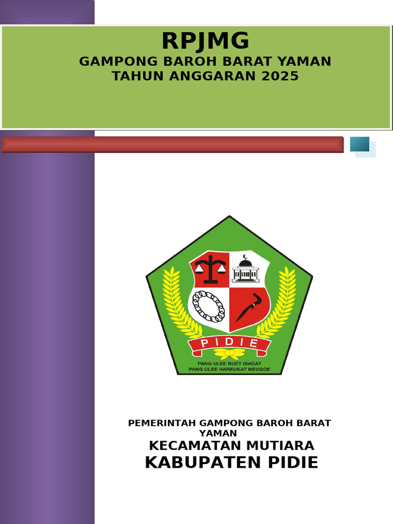 Cover Berkas RKPG 2021 | PDF