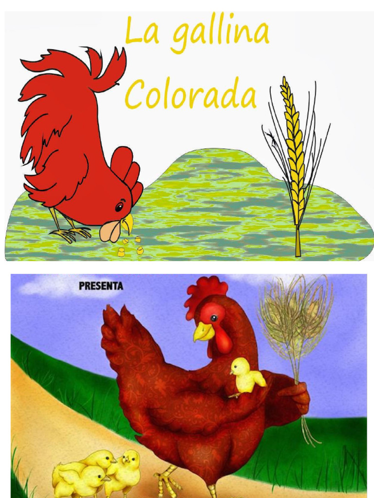 Cuento La Gallina Colorada | PDF