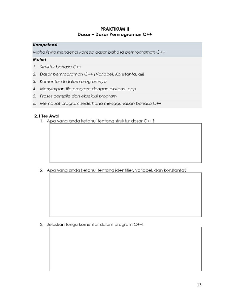 Modul 2 Prak Algoritma | PDF