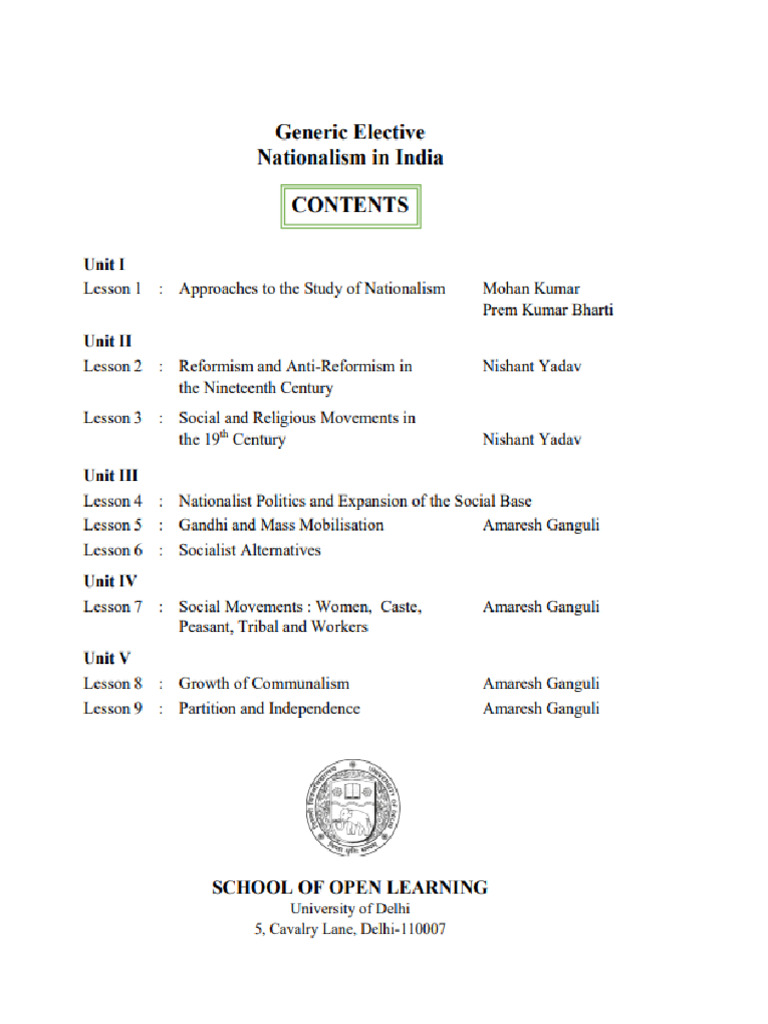 Nationalism.... Notes by AMAN | PDF