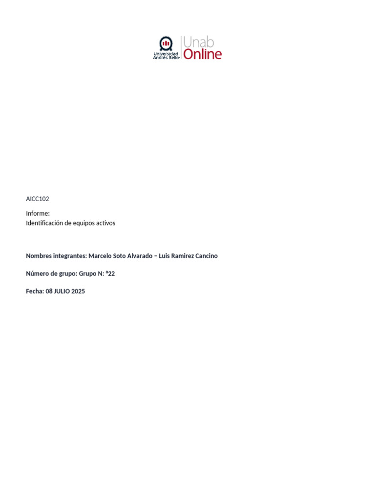 Aicc102 s3 Grupo 22 | PDF | Protocolo de Control de Transmisión | Cubierta segura