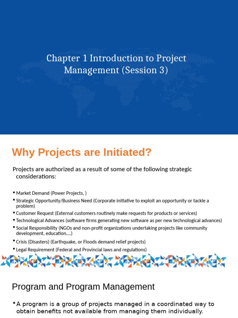 CHP 1 Project Management (Session 3) 42466 2163 | PDF | Scope (Computer Science) | Parameter ...