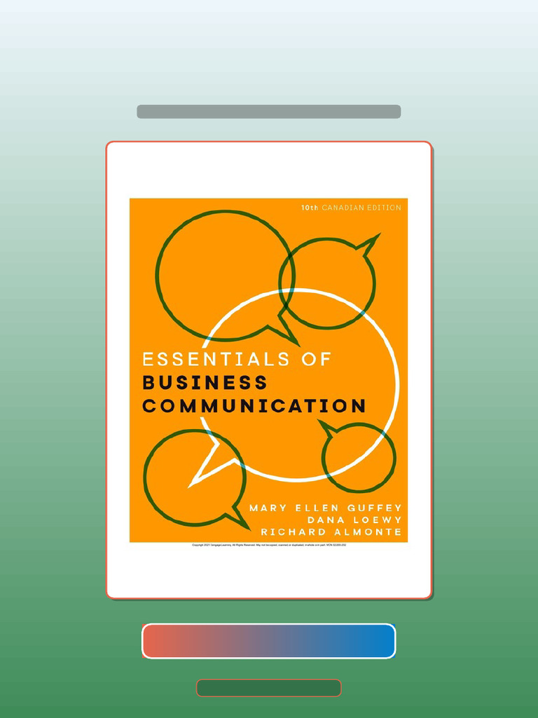 Essentials of Business Communication by Mary GuffeyDana LoewyRichard ...