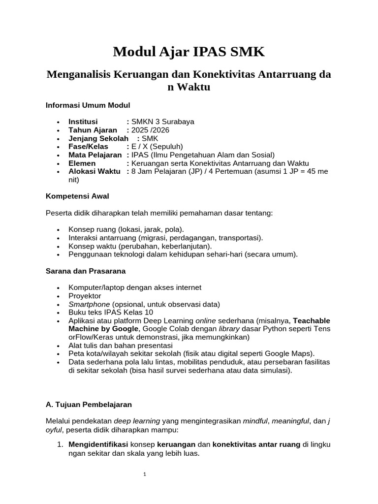 5. MODUL AJAR IPAS 5 REVISI | PDF