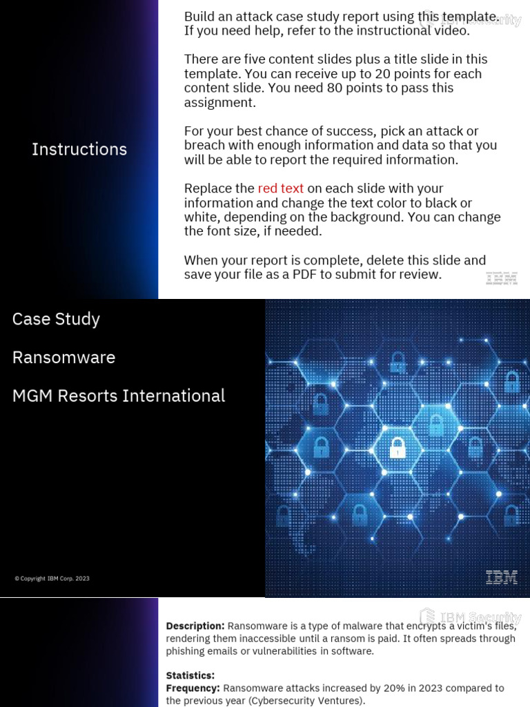 MGM Ransomware Attack Case Study | PDF | Ransomware | Security