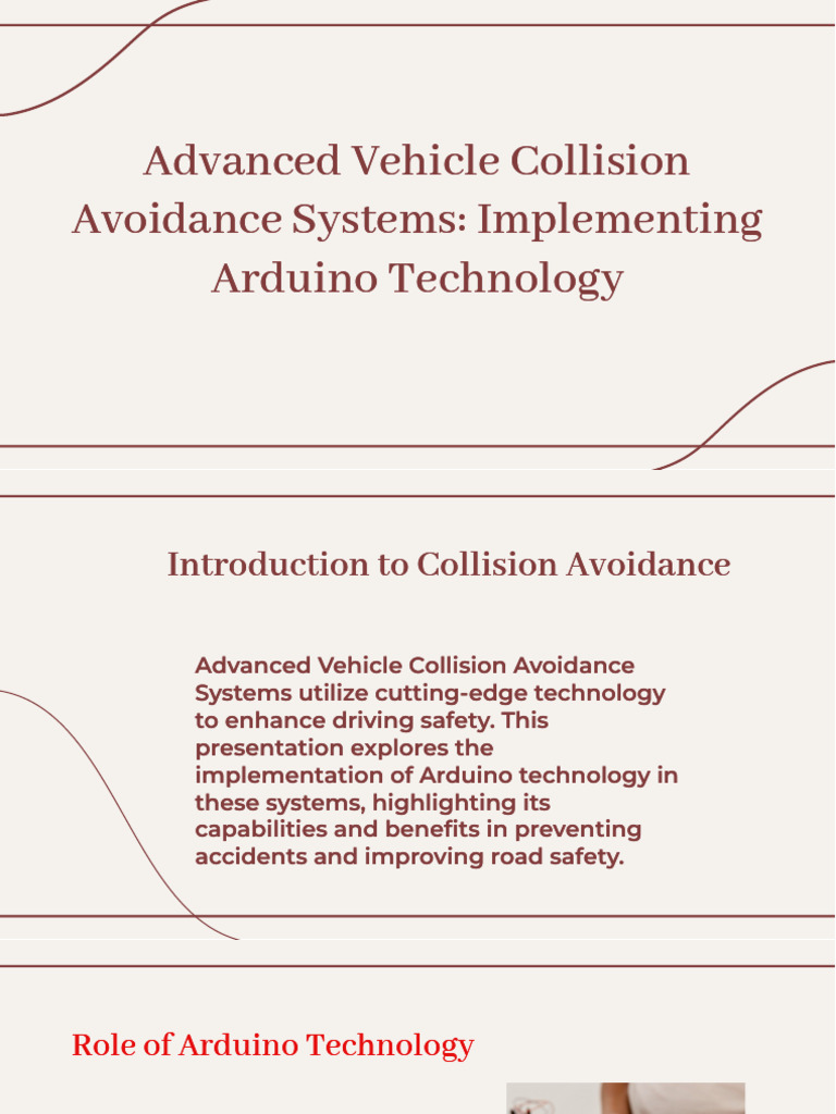 Slidesgo Advanced Vehicle Collision Avoidance Systems Implementing ...