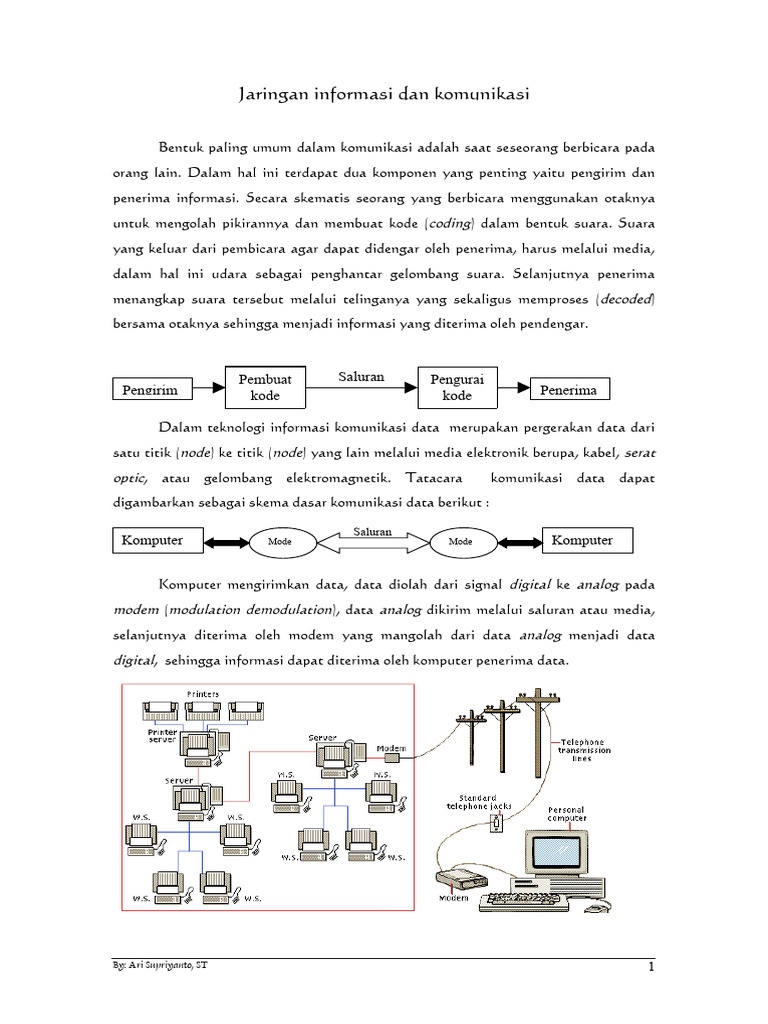Jaringan Informasi Dan Komunikasi | PDF