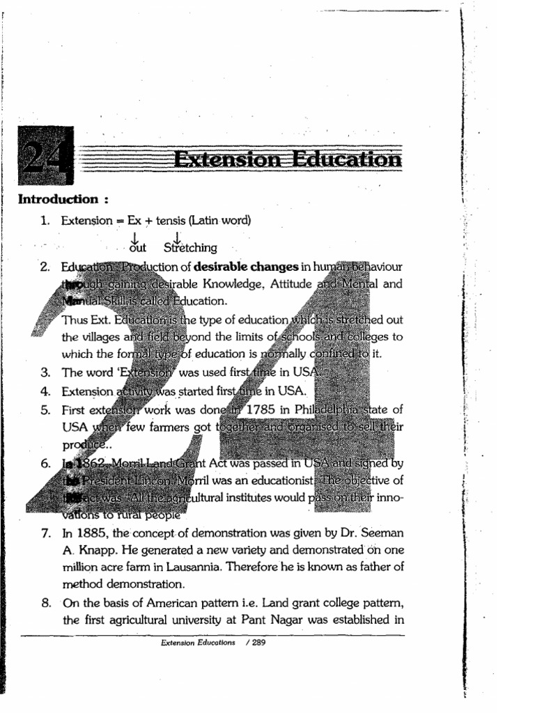 Arun Katyayan Extension Education | PDF