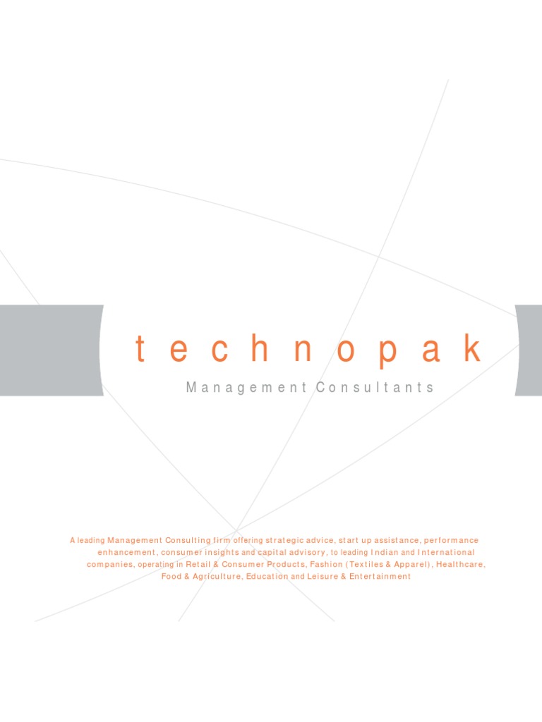 Techno Pak | PDF | Consultant | Retail